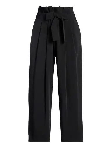 TRUSSARDI Wide-leg Pleated Pants - Black