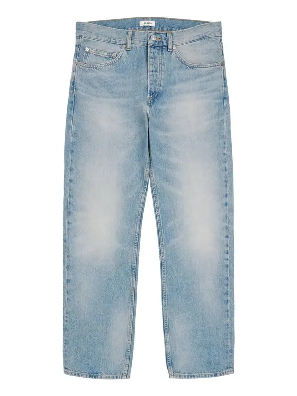 Sandro Straight Fit Stonewash Jeans - Blue
