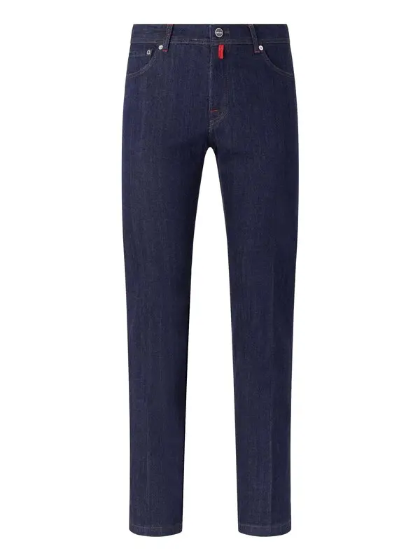 Kiton Straight-leg Jeans - Navy