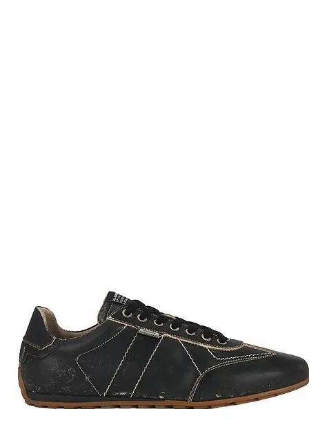 ALLSAINTS Liam Low Top Sneaker - Washed Black