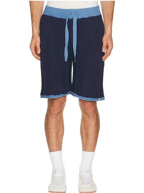 Scotch & Soda Structured Knitted Shorts - Pageant Blue