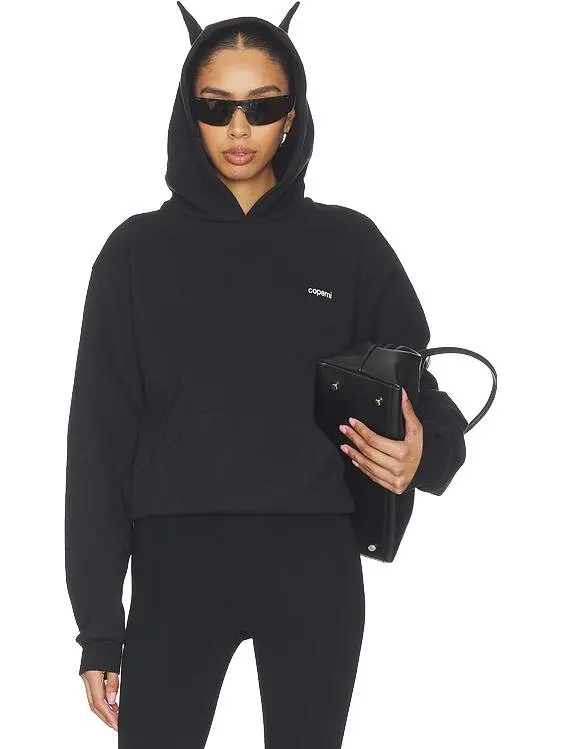 Coperni Horn Hoodie - Black & White