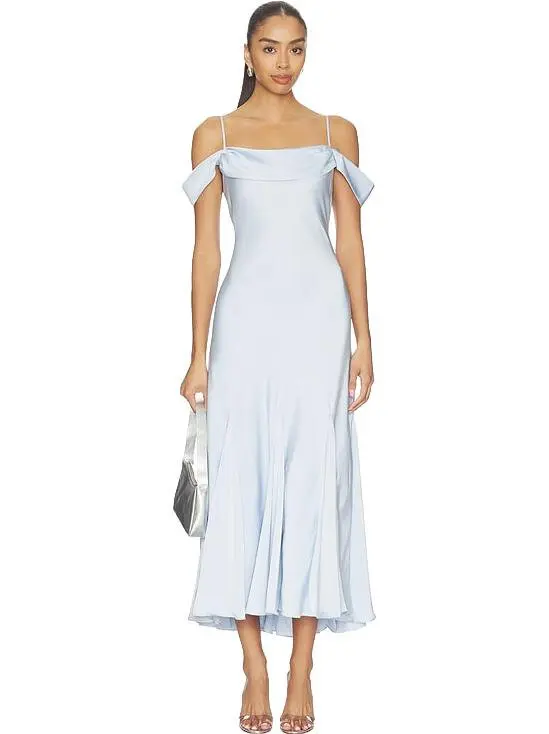 Astr The Label Araxie Dress - Light Blue