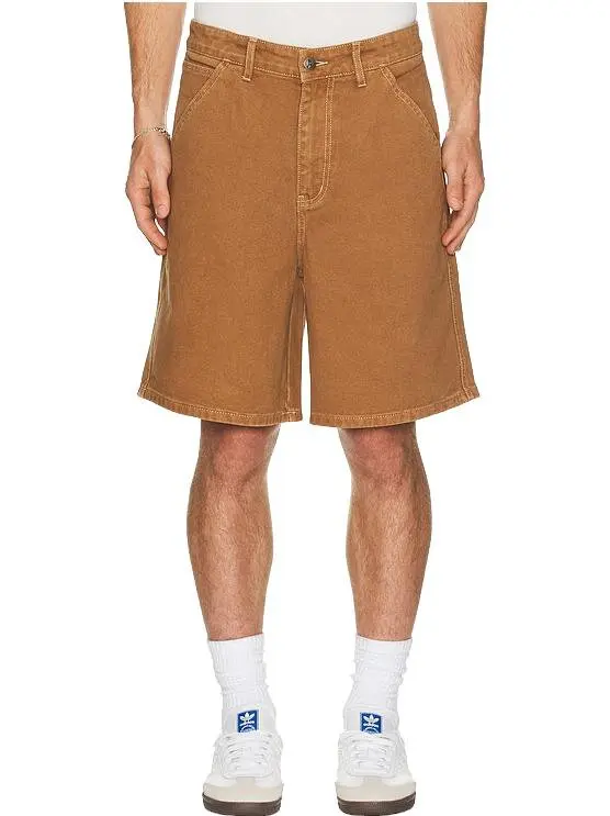 FORMER Reynolds 21 Overdye Denim Walkshort - Washed Brown