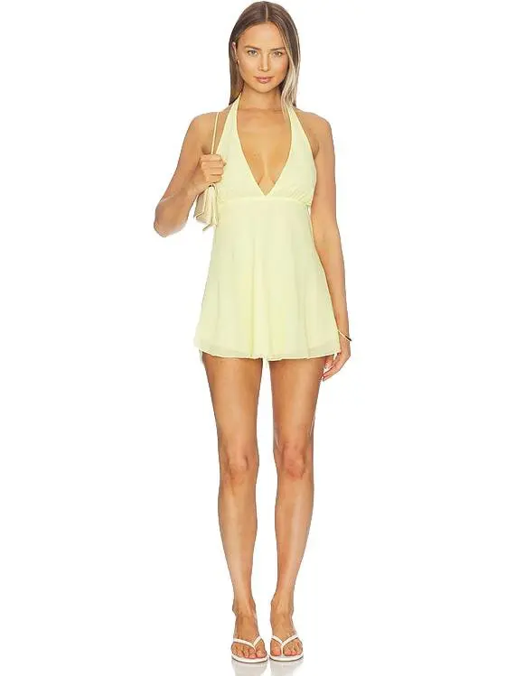 BELLA VENICE The Ryan Mini Dress - Yellow