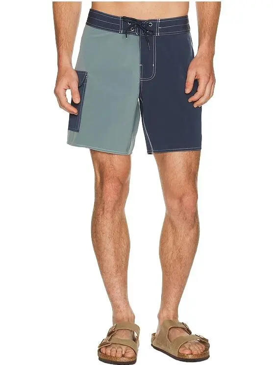 Brixton Classic 17 Swim Trunk - Washed Navy & Trooper