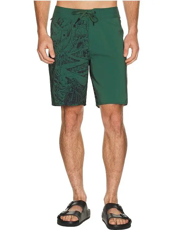 Brixton Blitz Boardshort 19 Swim Trunk - Primary Green