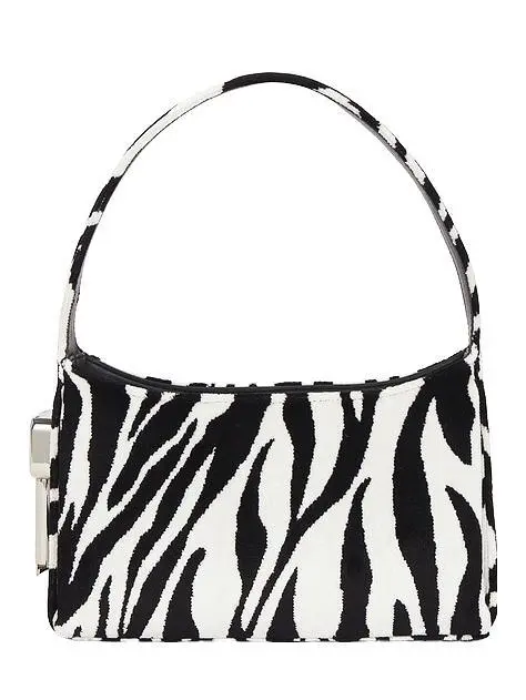 Edie Parker Burn Shoulder Bag - Zebra