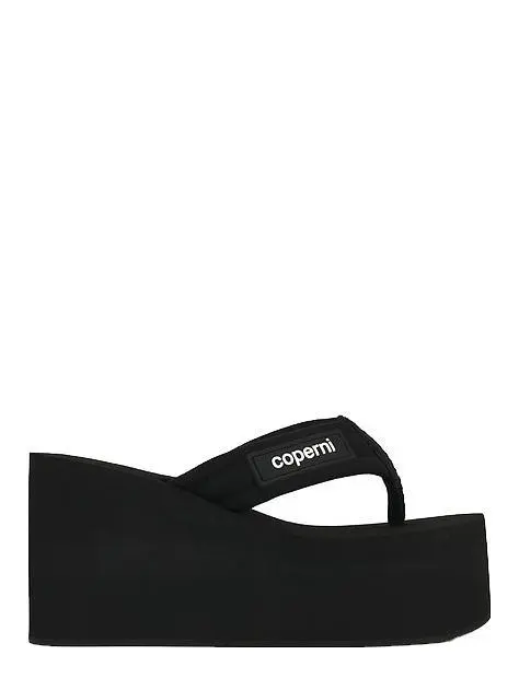 Coperni Wedge Sandal - Black