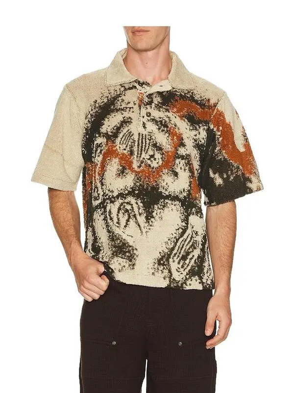 ISA BOULDER Floyd Towel Shirts In Brown - Sahara
