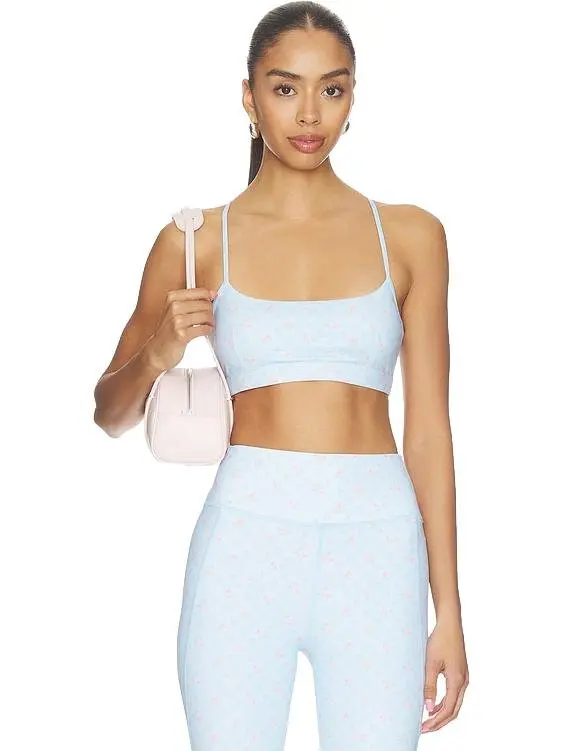 LoveShackFancy Cadelle Bra In Blue - Chapparal Blue