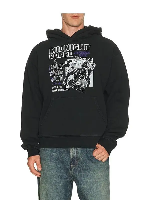 MIDNIGHT RODEO American Exxtasy Hoodie - Black