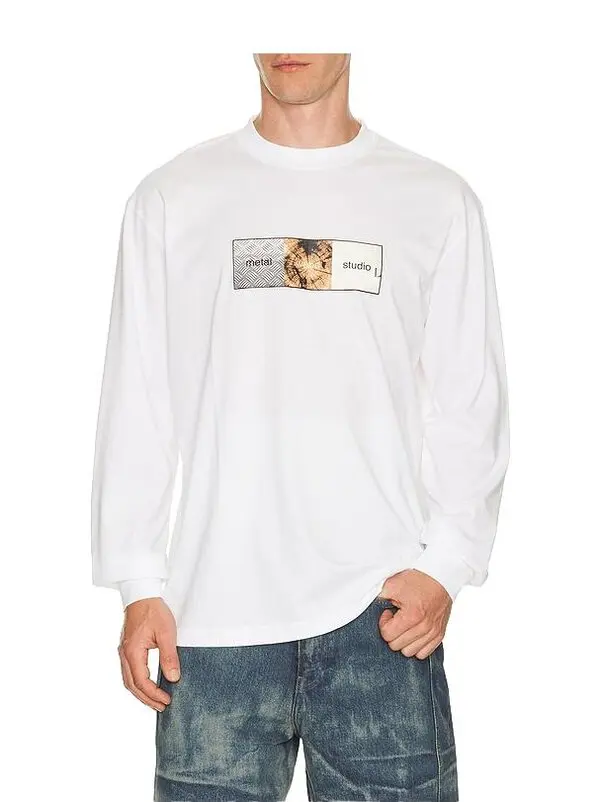 METALWOOD STUDIO Obviously Longsleeve T-shirt - White