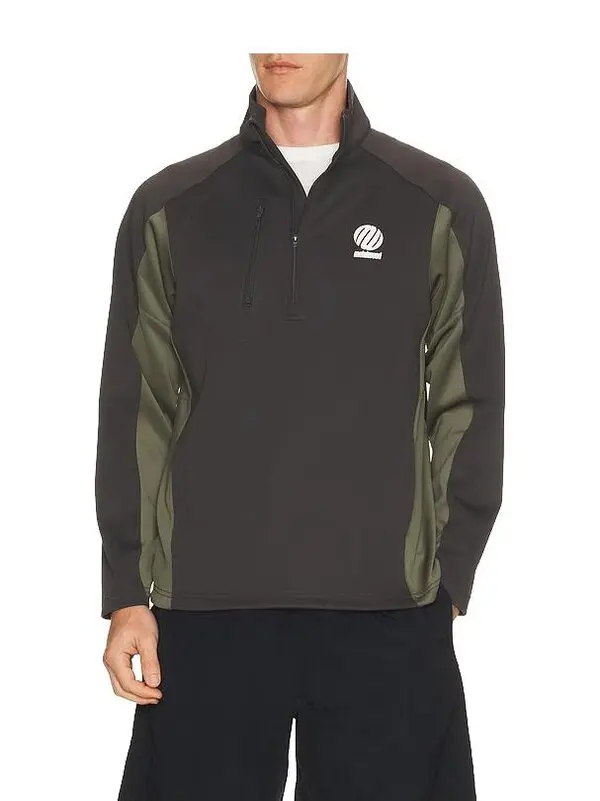 METALWOOD STUDIO Trophy Quarter Zip Pullover - Tar