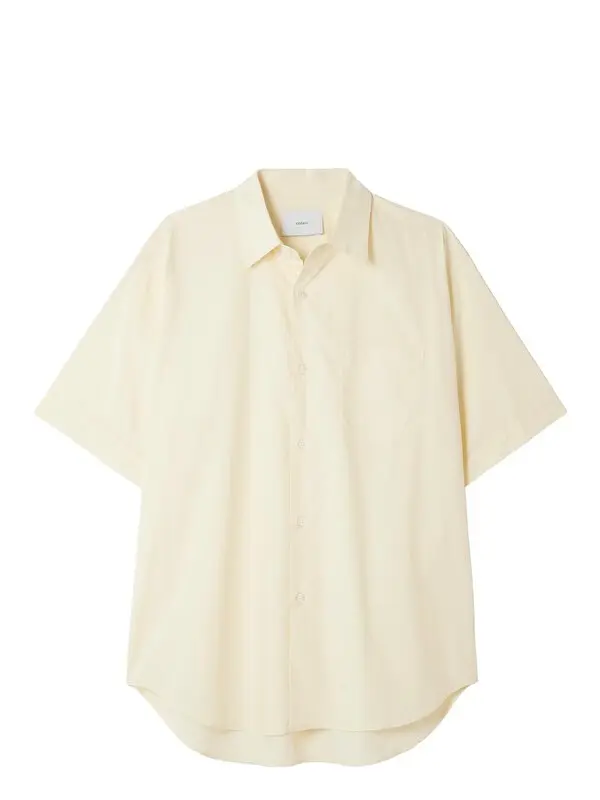 SSSTEIN Suvin Cotton-poplin Shirt - Yellow
