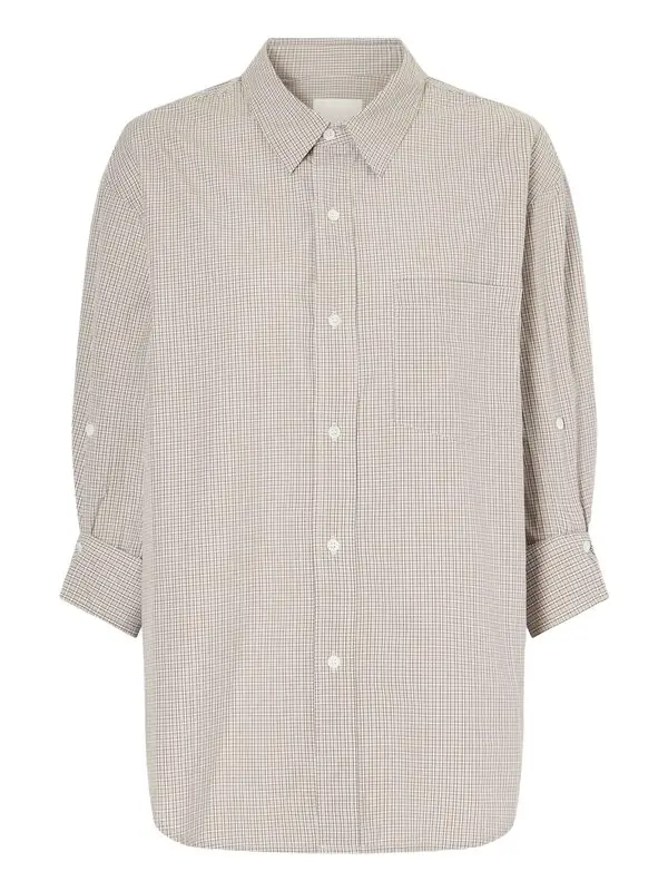 Citizens Of Humanity Kayla Checked Cotton-poplin Shirt - Beige