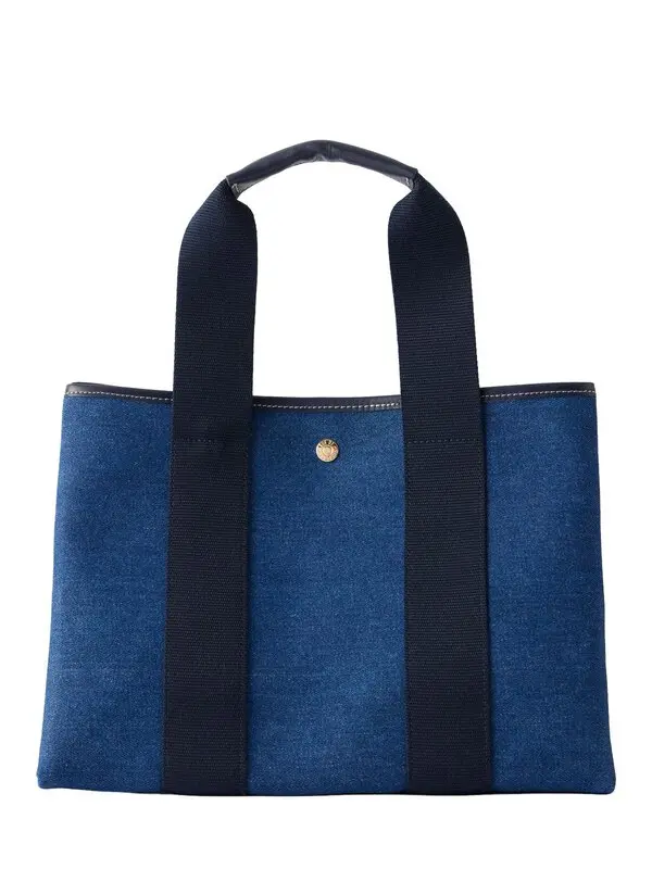Rue De Verneuil St Paul Traversée Denim Tote - Blue