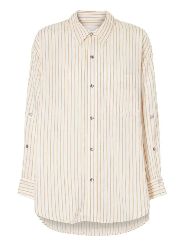Citizens Of Humanity Checked Cotton-poplin Shirt - White