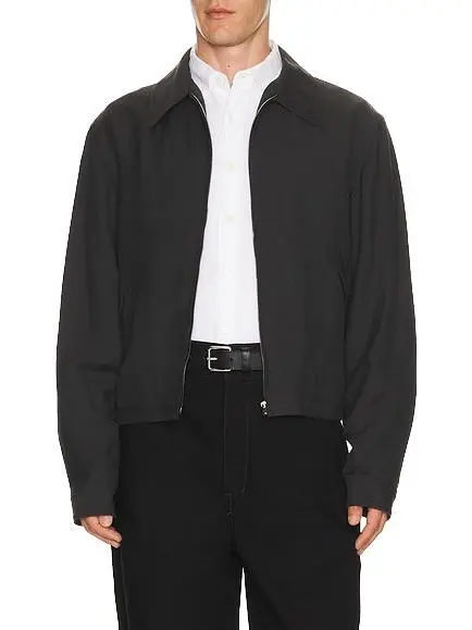 LEMAIRE Short Blouson - Ash Black