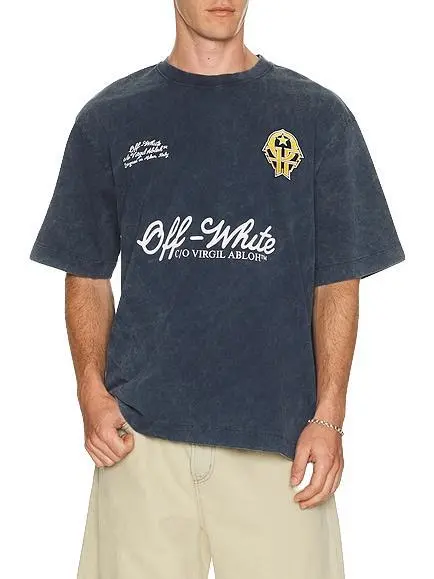 Off-White Royal Team Skate Tee - Night Sky