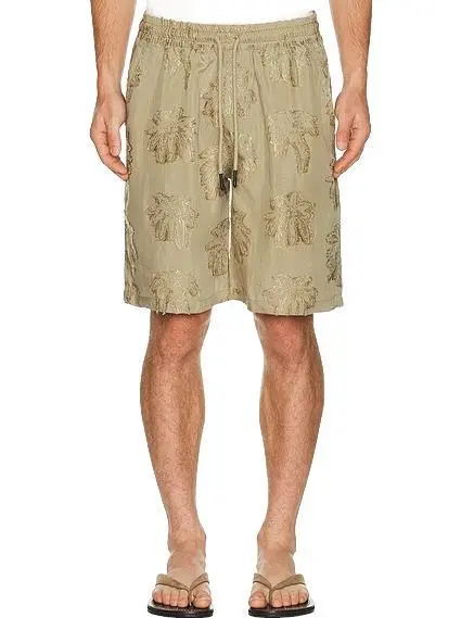 Oas Nicola Printed Shorts - Light Brown