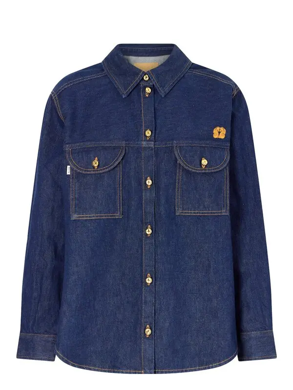 BLAZÉ MILANO Denim Shirt - Blue