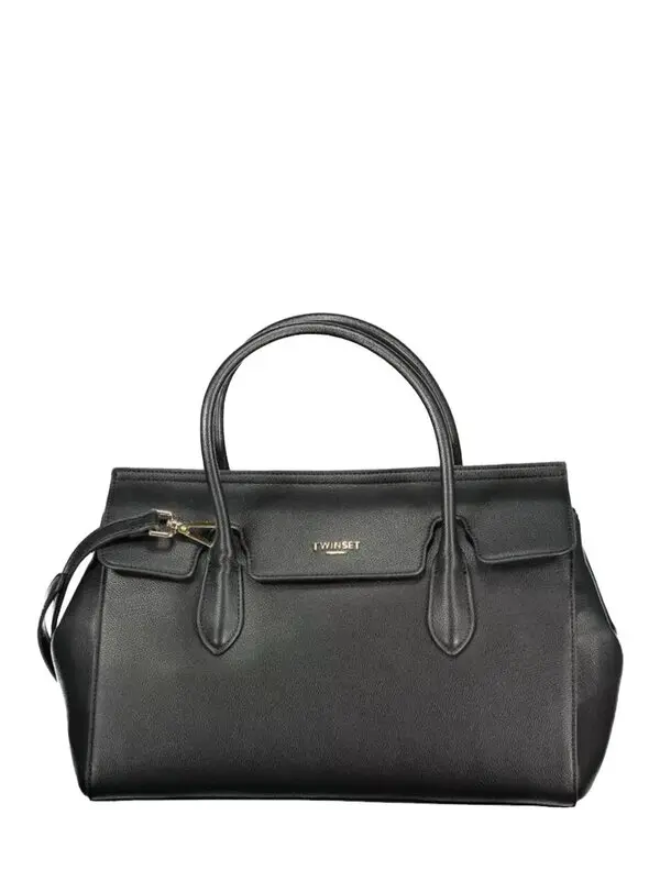 TWINSET Logo-plaque Tote Bag - Black