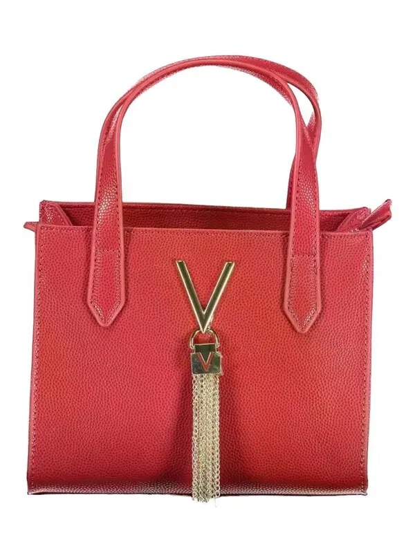 MARIO VALENTINO Mini Tote Bag With Logo Detail - Red