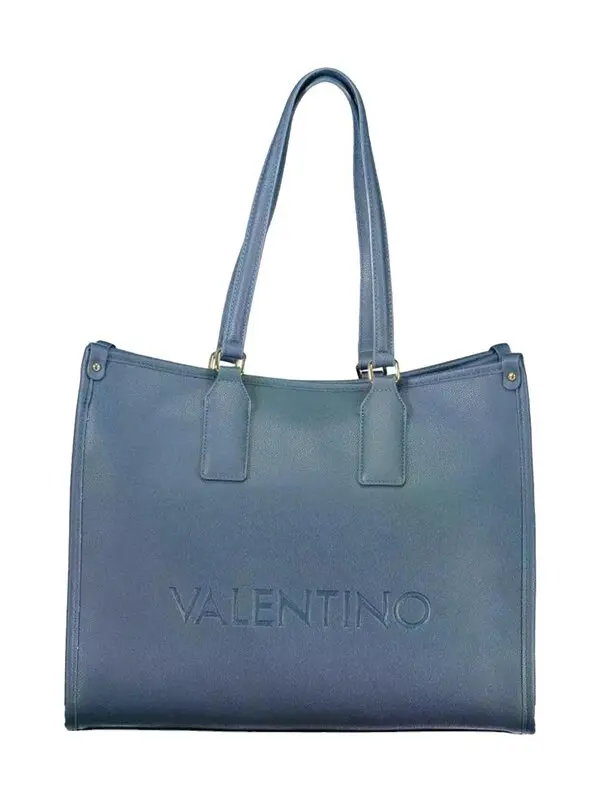 MARIO VALENTINO Logo-detail Tote Bag - Blue
