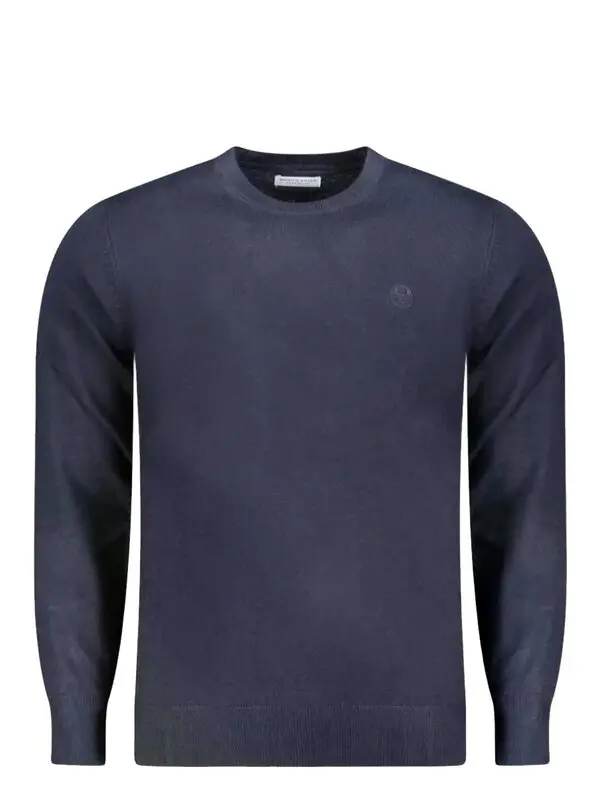 NORTH SAILS Embroidered-logo Crew-neck Sweater - Blue