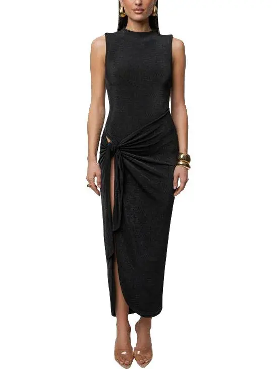 JLUXLABEL Aubree Midi Dress - Black