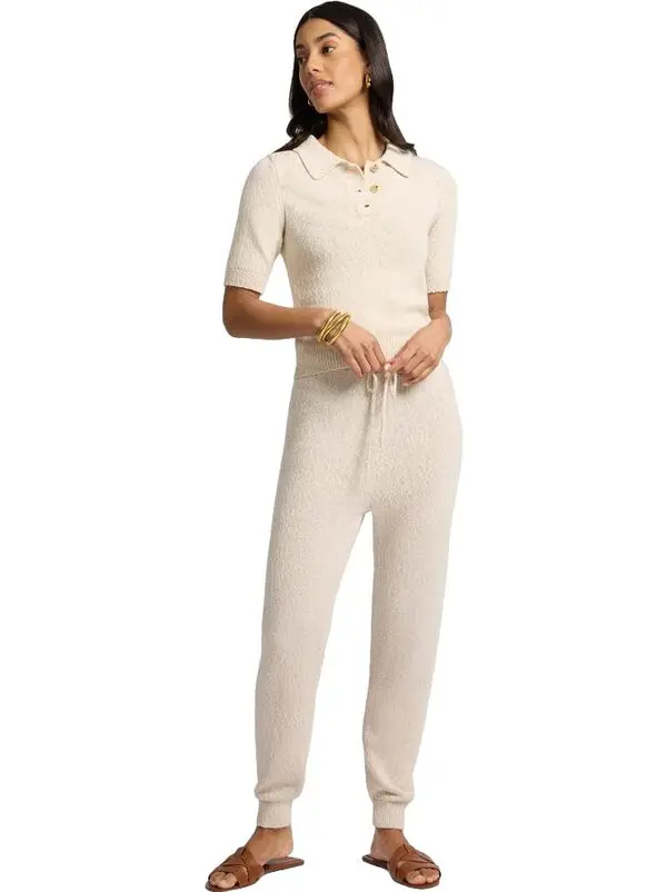 Onia Cotton Boucle Polo - Natural