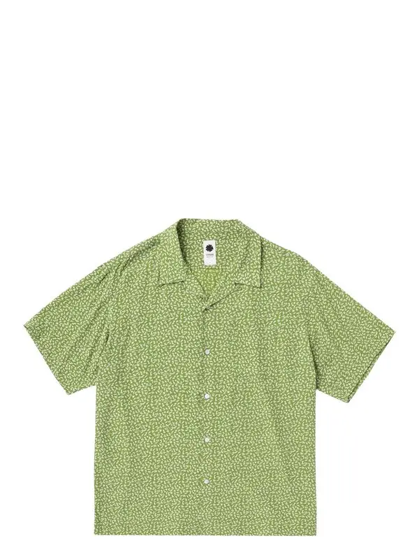 VOWELS Short Sleeve Deer Shirt - Green