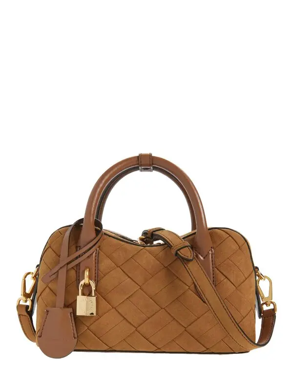 Stella McCartney Small Ryder Woven Bag - Brandy