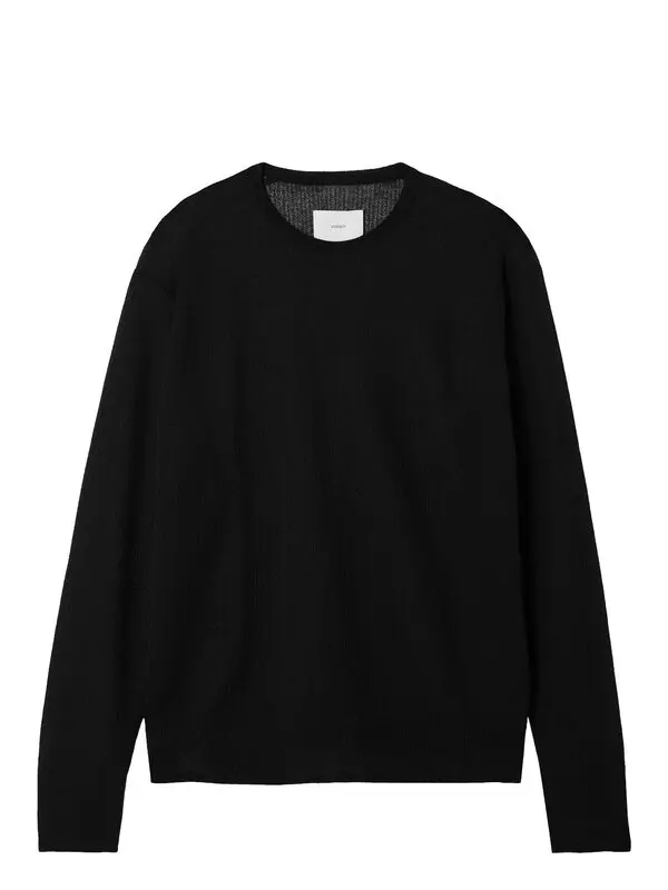 SSSTEIN Knitted Relaxed Sweater - Black