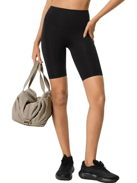 Lilysilk Silk Contour Second Skin Biker Shorts - Black