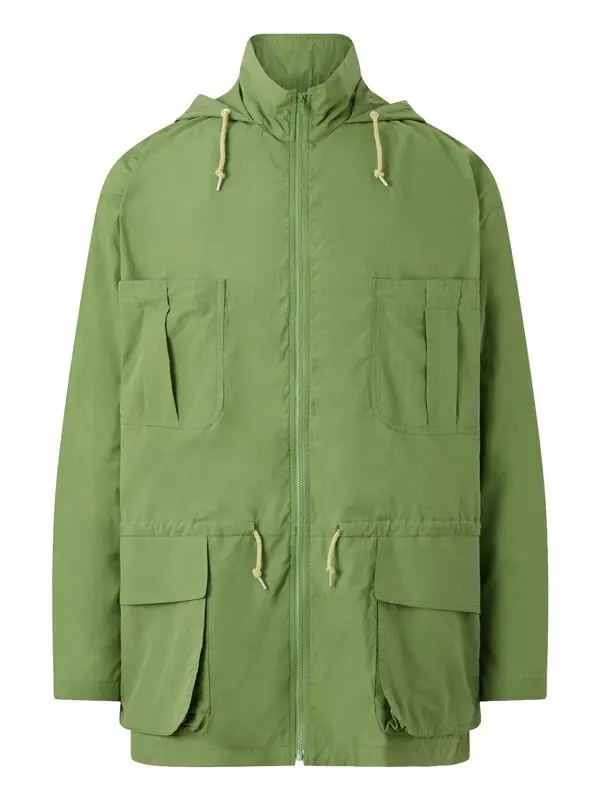 Auralee Cotton-poplin Blouson - Green