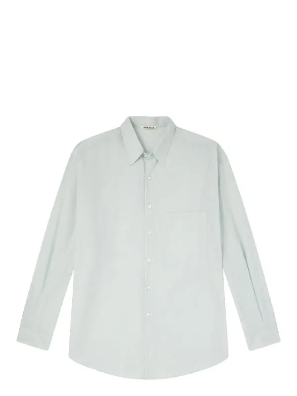 Auralee Cotton-poplin Shirt - Green