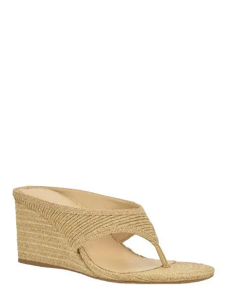 Calvin Klein Marcheli Wedge Sandal - Raffia