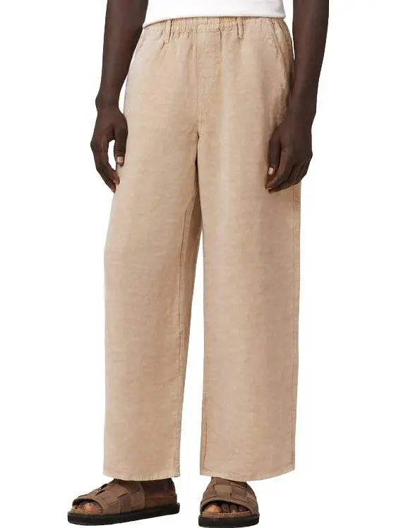 ALLSAINTS Korten Wide Leg Pull-on Pants - Sand Brown