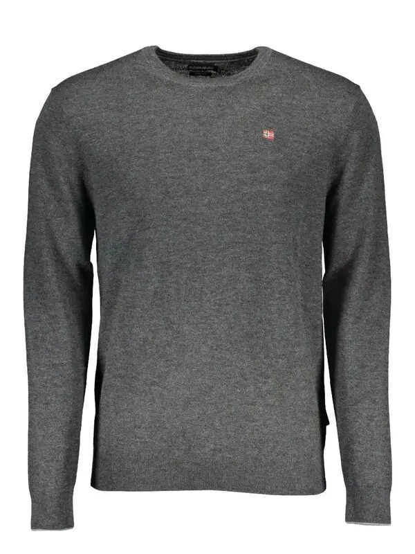 NAPAPIJRI Logo-detail Crew-neck Sweater - Grey