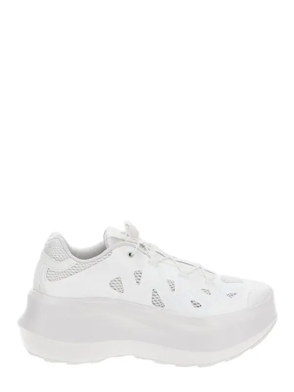 Comme Des Garçons Xt Whisper Void Platform Sneakers - White