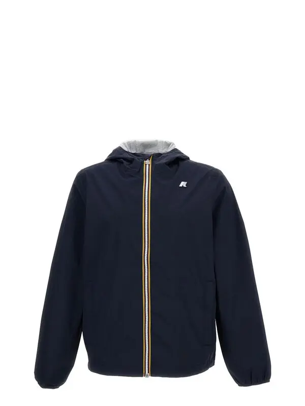 K-WAY Stretch Nylon Jersey Jacket - Blue