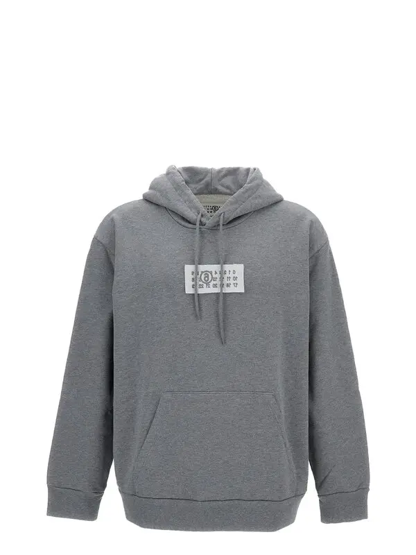 MAISON MARGIELA Felpa Con Cappuccio - Grigio