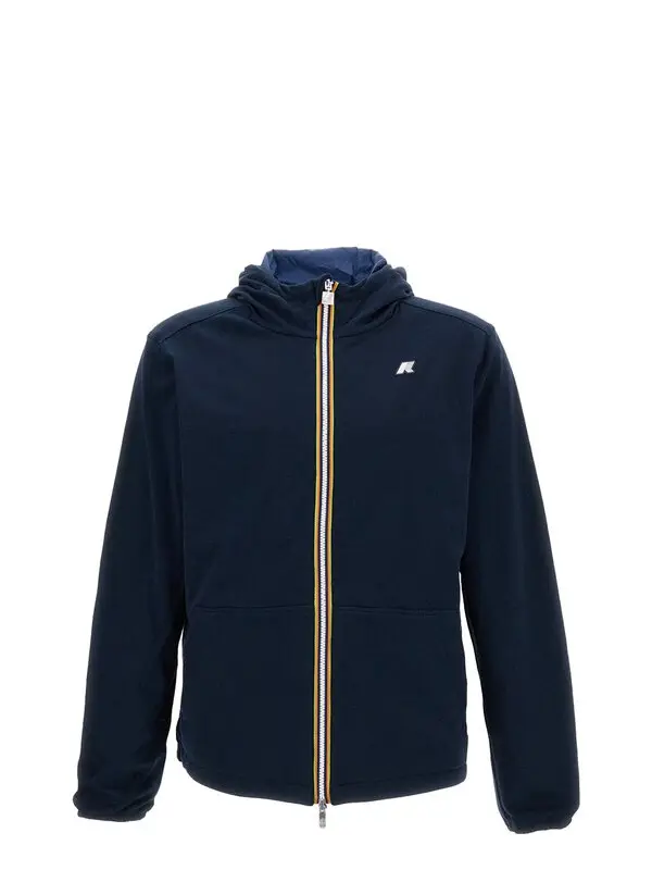 K-WAY Jake Double Interlock Jacket - Blue