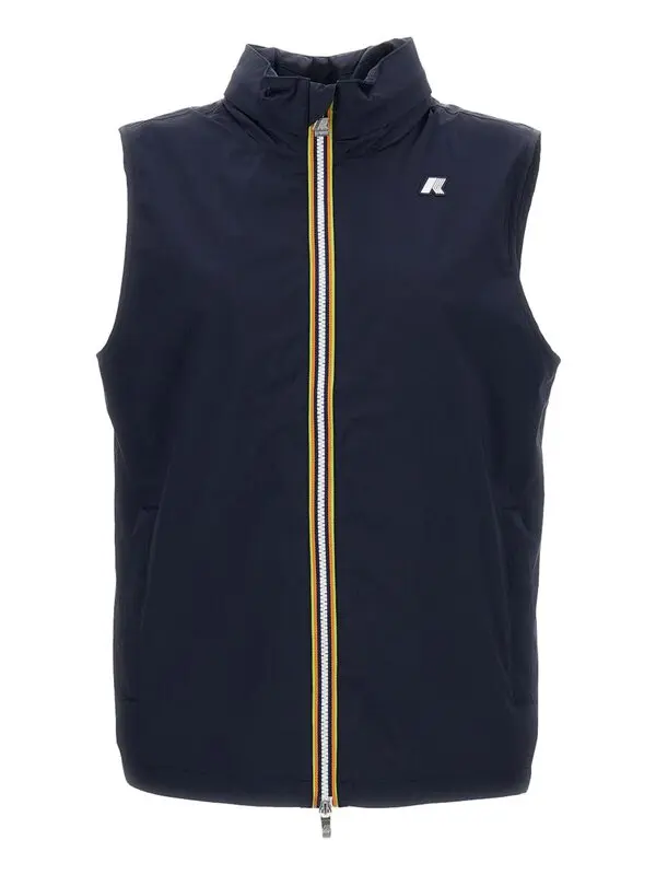 K-WAY Valen Stretch Nylon Jersey Vest - Blue