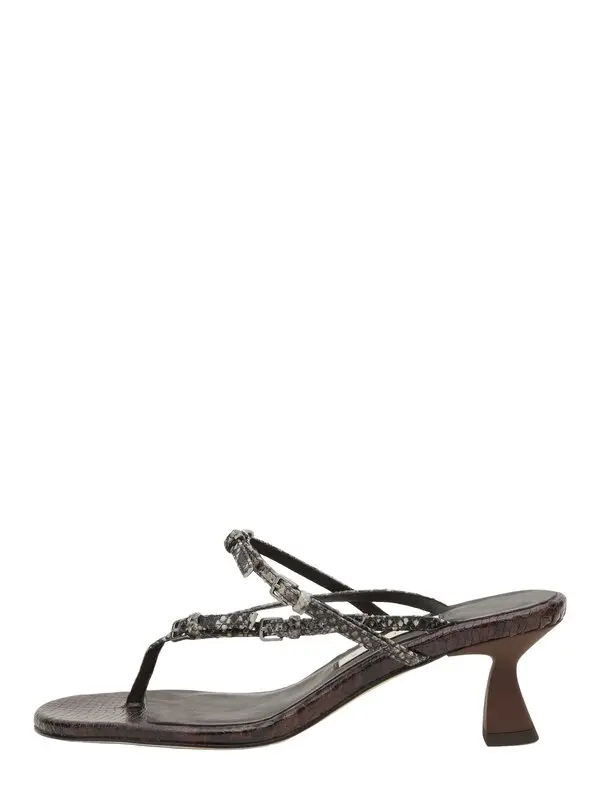 MIISTA Abisai Mini Buckled Sandals - Brown