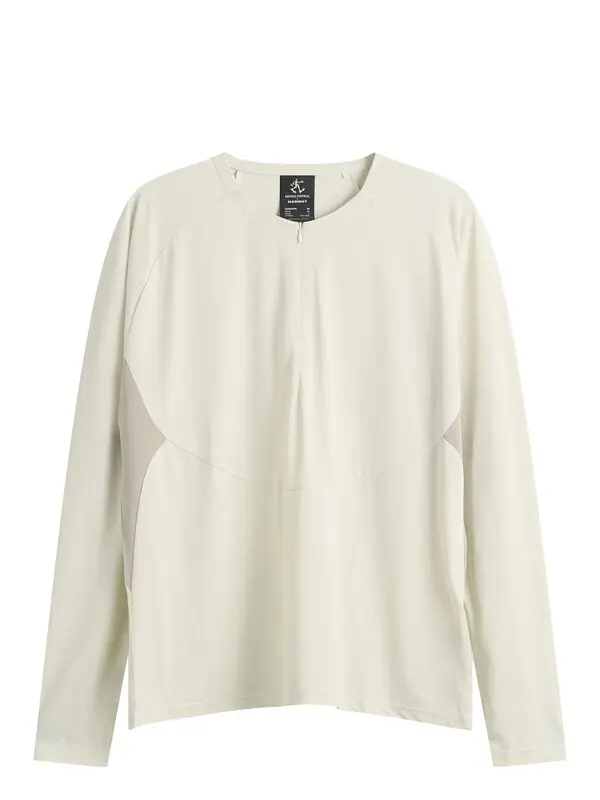 HIKING PATROL X Mammut Light Fl Half Zip T-shirt - Sage Frost/willow Whisper