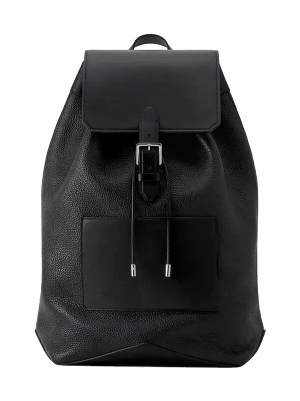 LANVIN Flap-pocket Backpack - Black