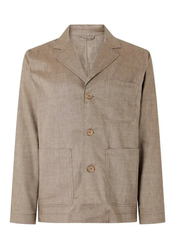 Frescobol Carioca Lima Cotton Blazer - Neutrals
